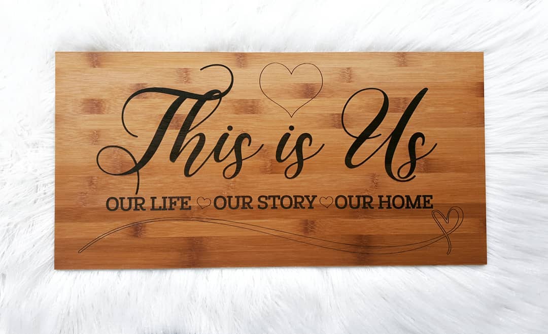 Personalised Bamboo Sign – H-Rae & Co